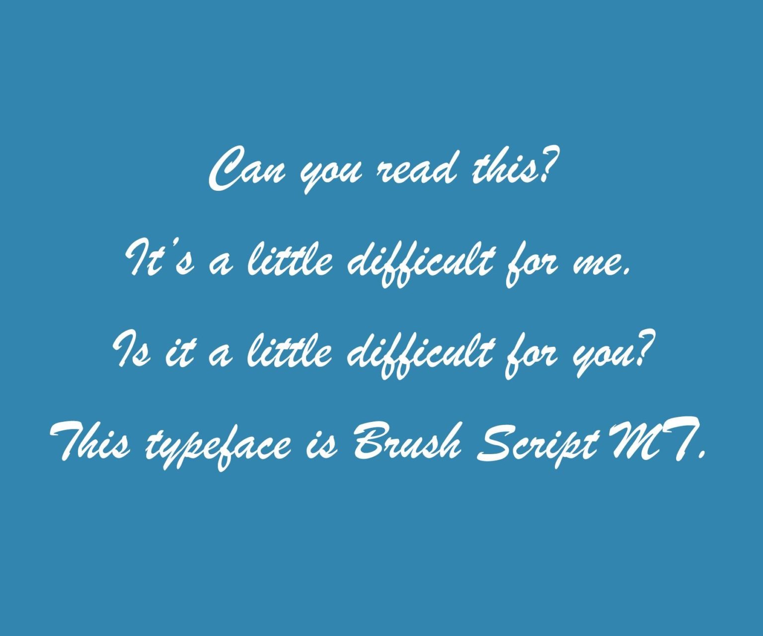 Legibility Example 2 - Coeus Creative Group, LLC